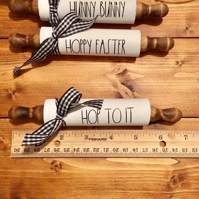 Mini Rolling Pins Farmhouse Decor Set of 2 | Etsy