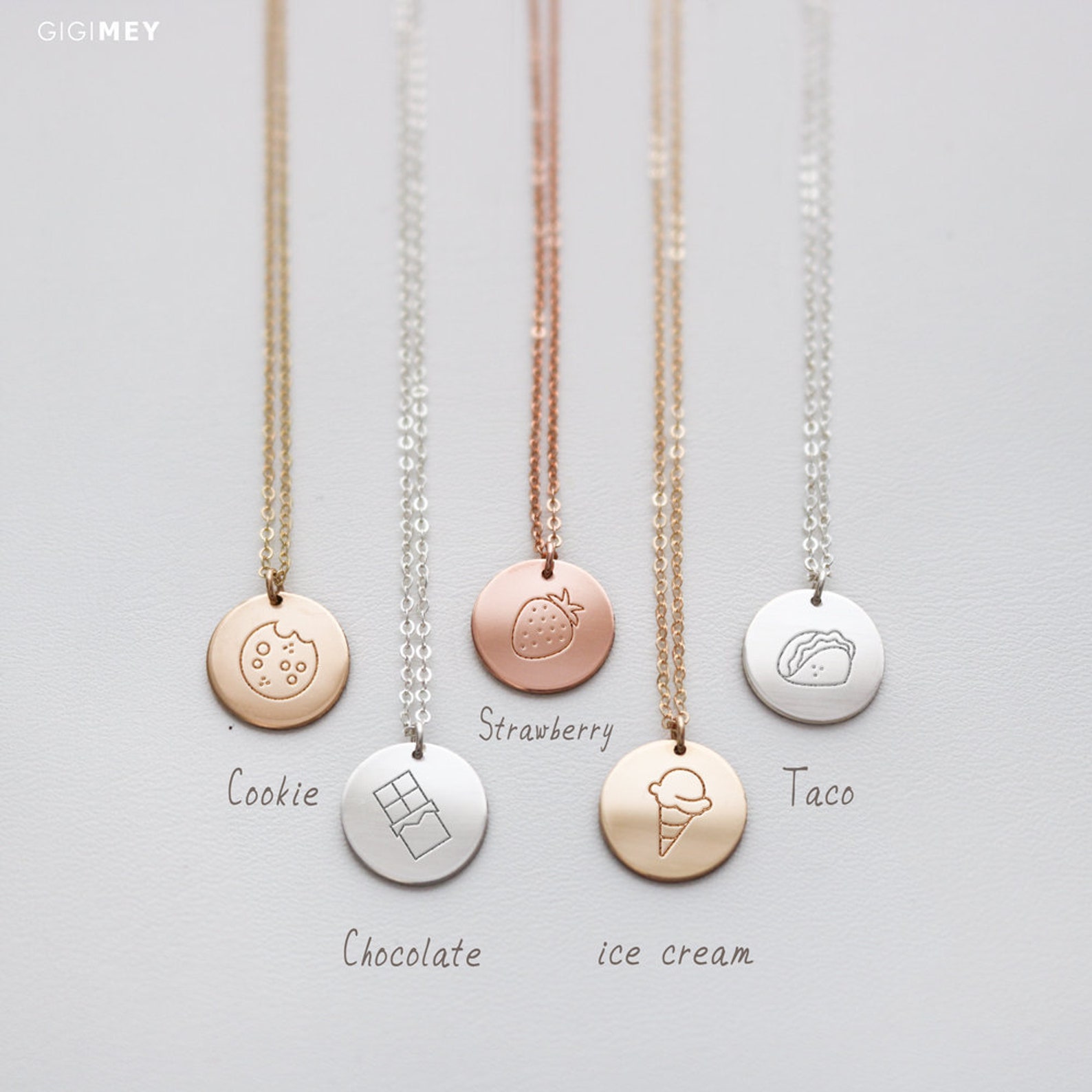 Food Necklace Foodie Jewelry Food Charm Snack Junk Food - Etsy