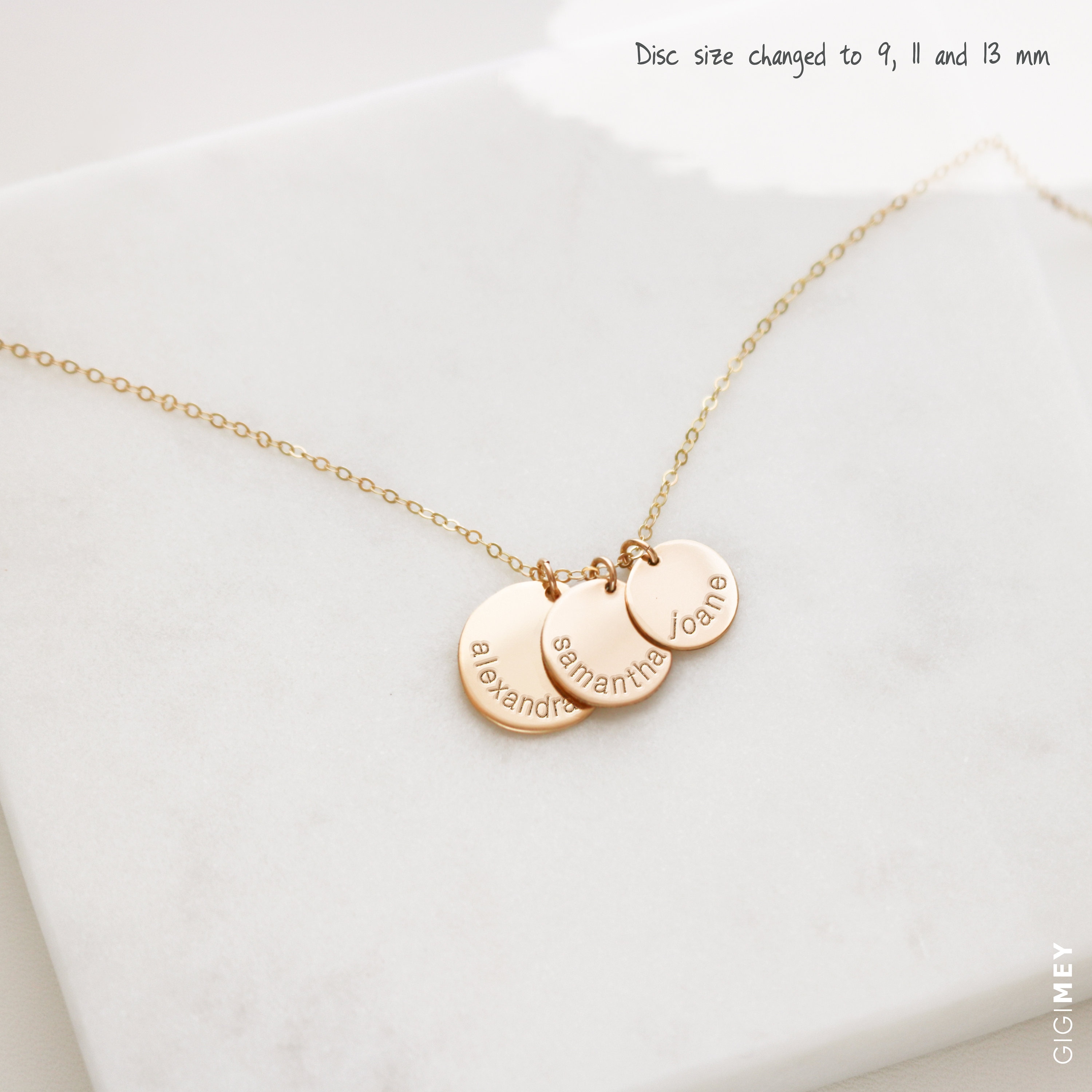 Family Name Necklace Family Tree Jewelry Generation Kids | Etsy