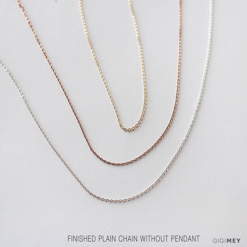 Finished Plain Chain Without Pendant NCHN-01 - Etsy