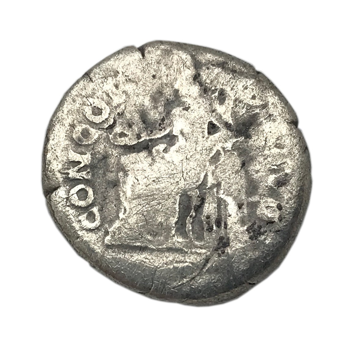 Silver Roman Coin W/coa Empress Sabina Goddess Concordia - Etsy