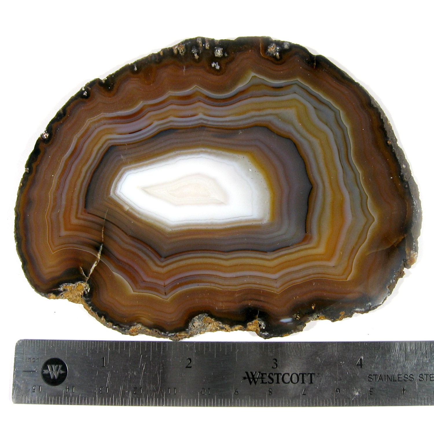 Large Natural Agate Slice Geode Polished Crystal Quartz Randomly ...