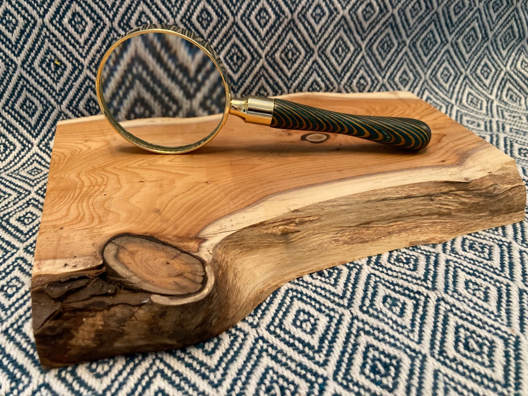 Handturned Wood Handle Magnifying Glass Rainbow Duo - Etsy