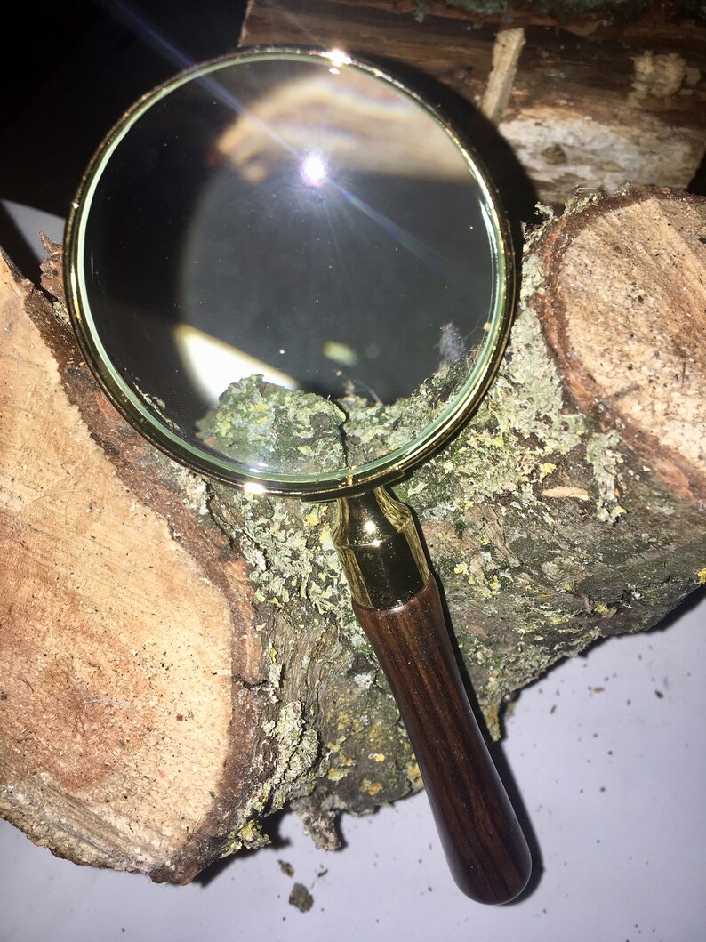 Handturned Wooden Magnifying Glass - Etsy