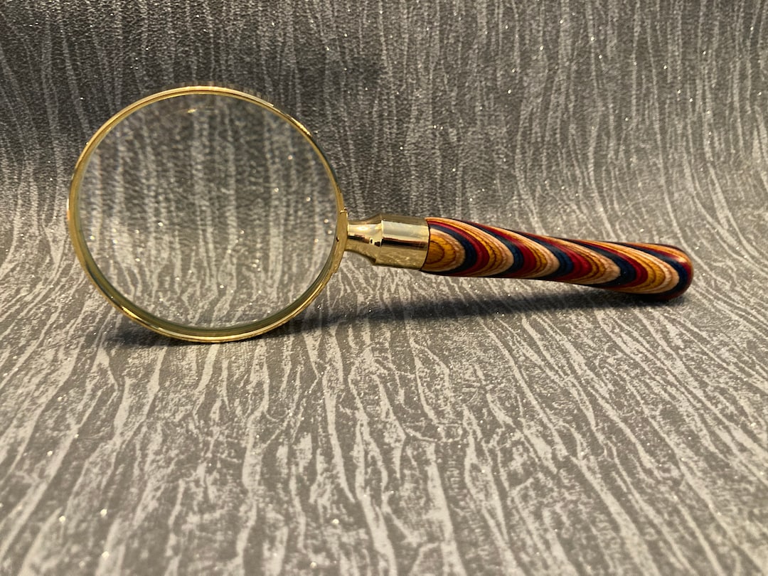 Handturned Wood Handle Magnifying Glass - Etsy