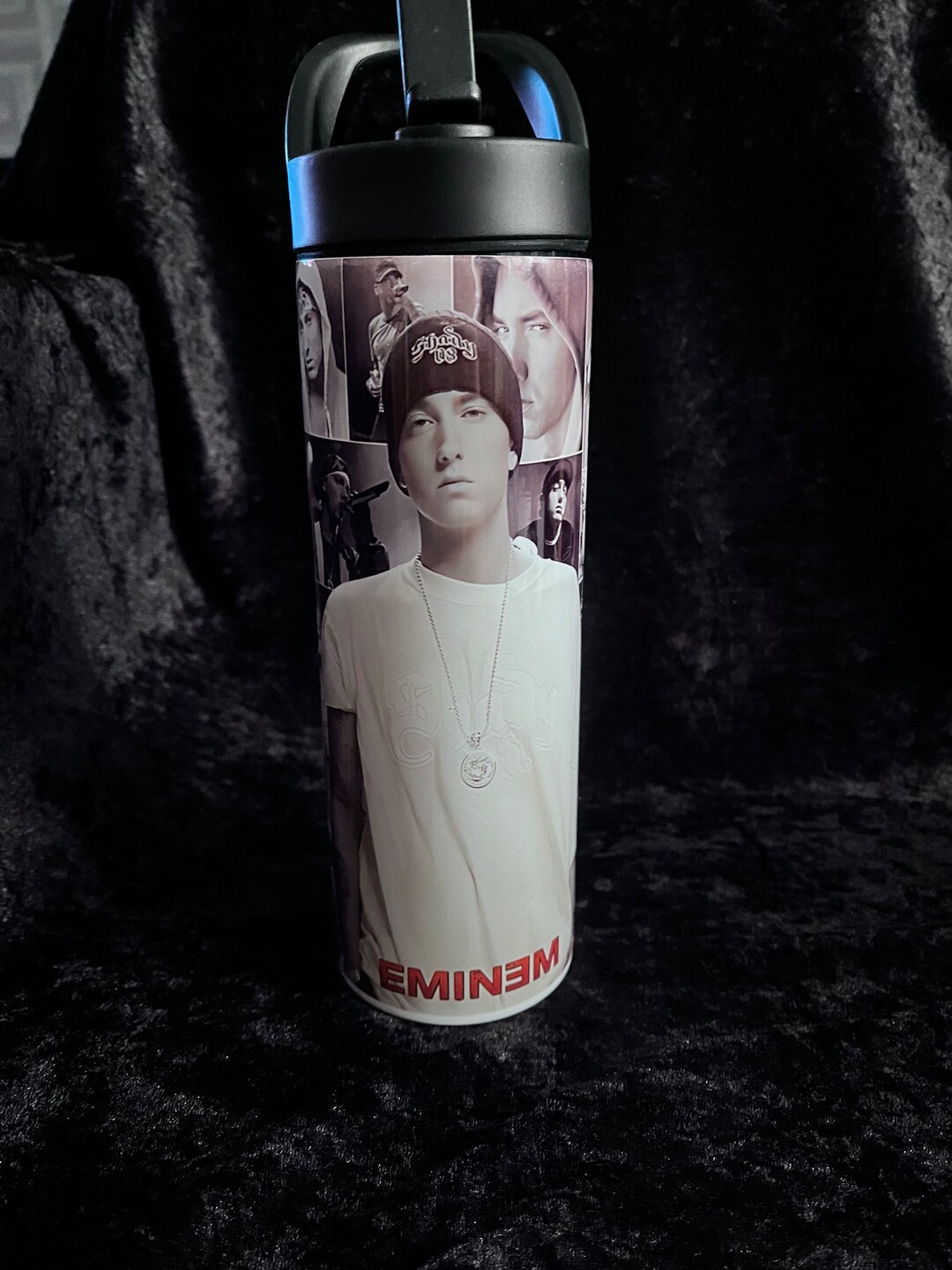 20oz Eminem Inspired Collage Water Bottle Made to Order - Etsy