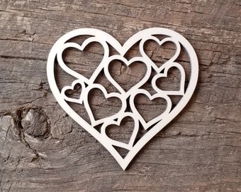 Laser Cut Love Heart - Etsy