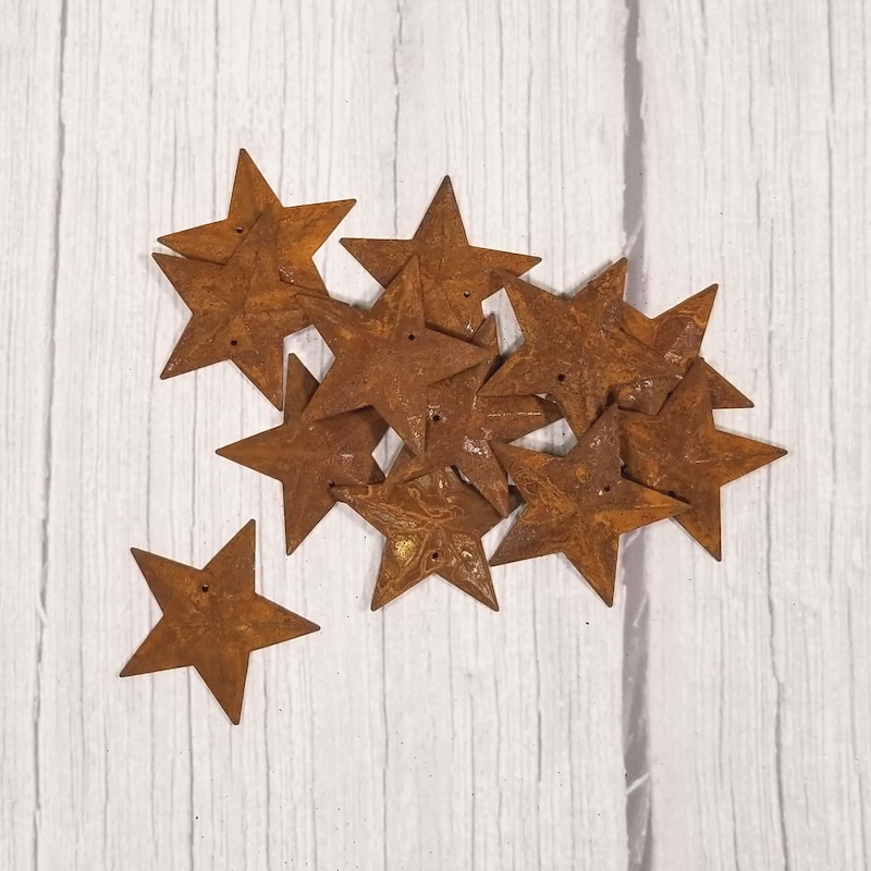 Rustic Metal Stars - Etsy
