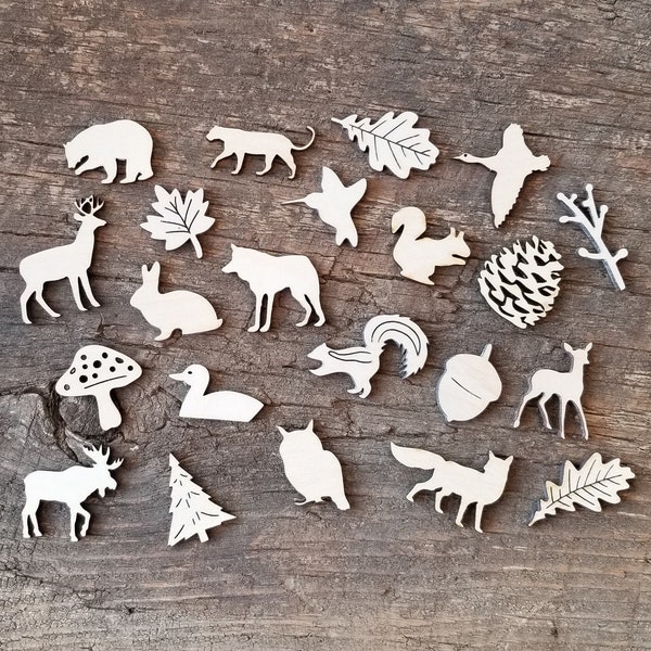 Wood Animal Cutouts - Etsy