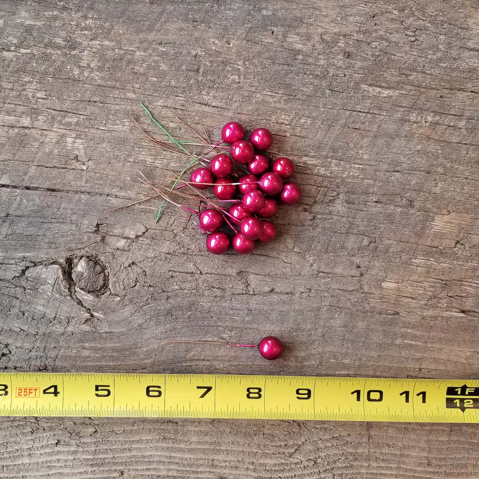 1/2 Gorgeous Rich Red Berry Picks in a Package of 20 - Etsy
