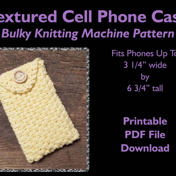 Bulky Knitting Machine Patterns - Etsy