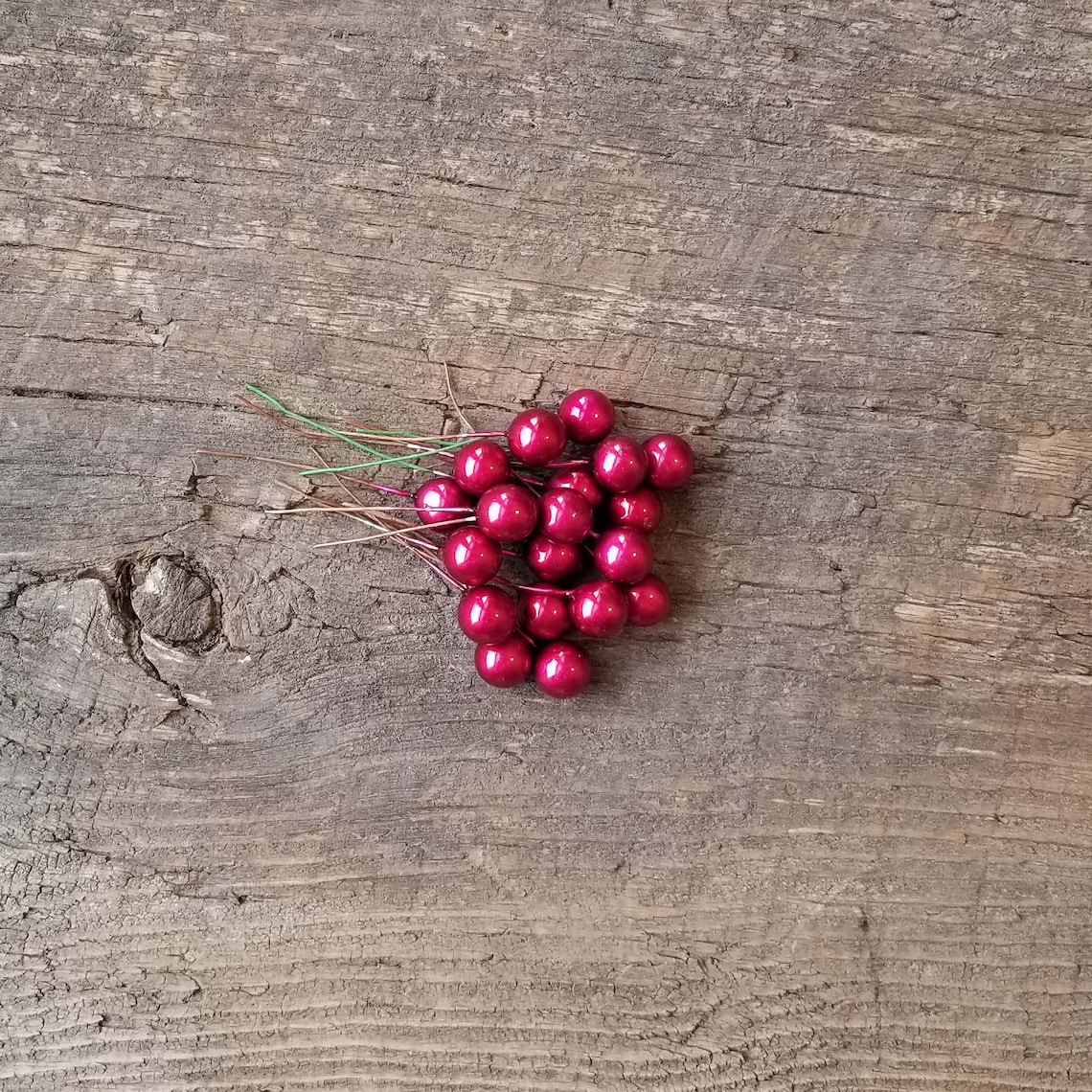 1/2 Gorgeous Rich Red Berry Picks in a Package of 20 - Etsy