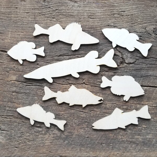 Fish Wood Cutout - Etsy