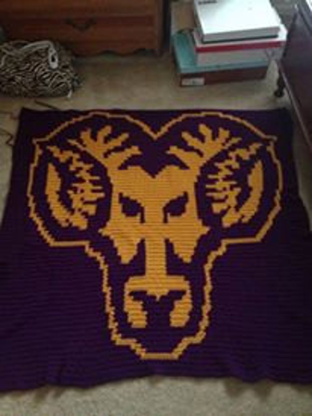 West Chester University (WCU) Rams Blanket - Etsy