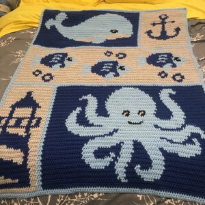 Nautical Themed Baby Blanket - Etsy