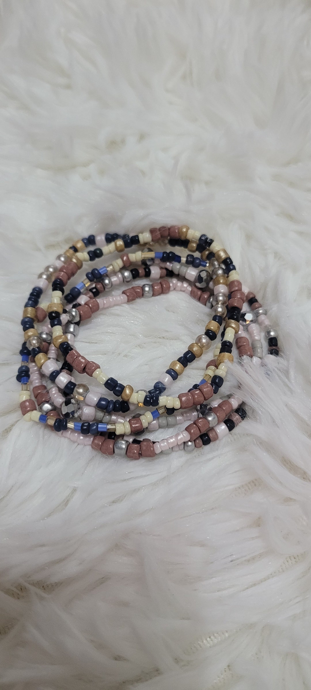 Women's Beaded Bracelets,pastel Friendship Bracelets, Stackable Jewelry ...
