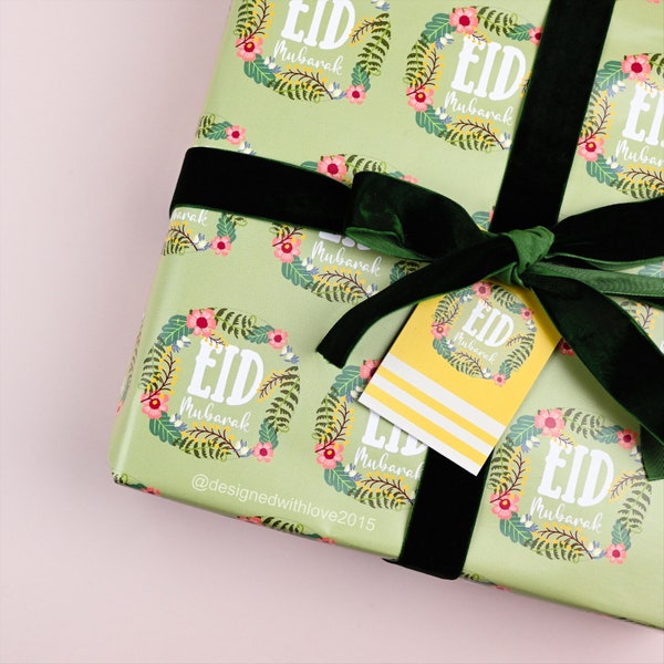 Eid Wrapping Paper - Etsy UK