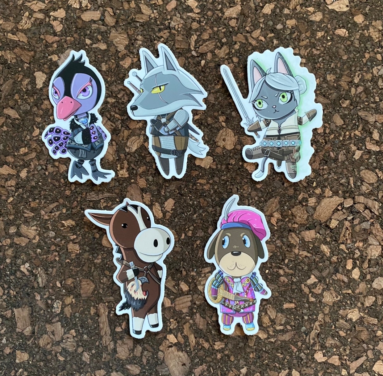 ACNH X Witcher 3 Inspired Sticker Pack | Etsy