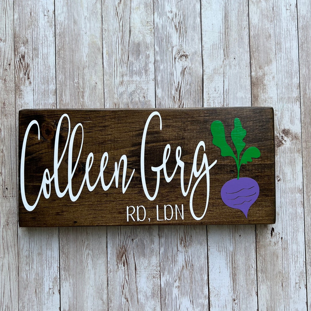 Personalized Registered Dietitian Nutritionist (RDN) Name Sign ...