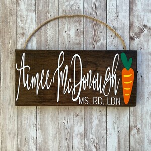 Personalized Registered Dietitian Nutritionist (RDN) Name Sign ...