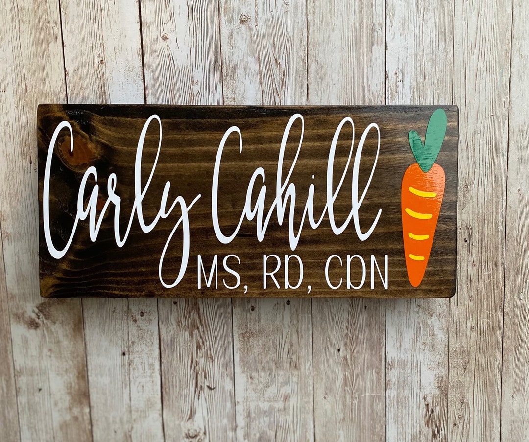 Personalized Registered Dietitian Nutritionist (RDN) Name Sign ...