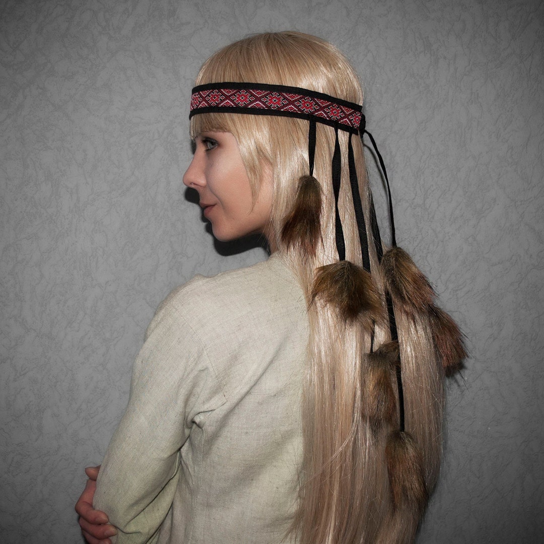 Folk Headband LARP Headdress Renfaire Accessories Viking Headband ...