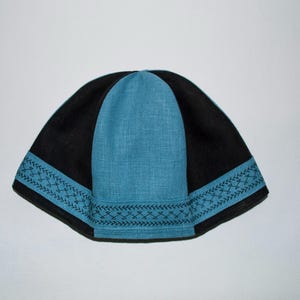 Medieval Hat Linen LARP Cap Viking Hat Early Medieval Renfaire Hat for ...