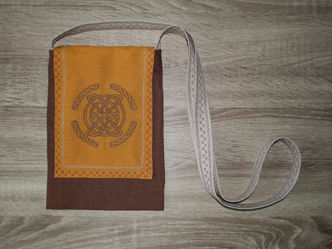Medieval Bag Linen LARP Bag Textile Pouch Renfaire Bag Viking - Etsy