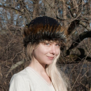 Medieval Hat Woolen Viking Hat Renfaire Cap Made According Birka Hat ...