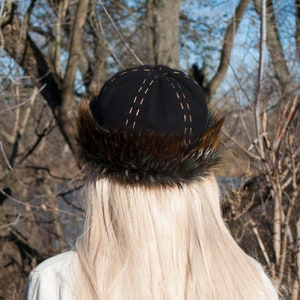 Medieval Hat Woolen Viking Hat Renfaire Cap Made According Birka Hat ...