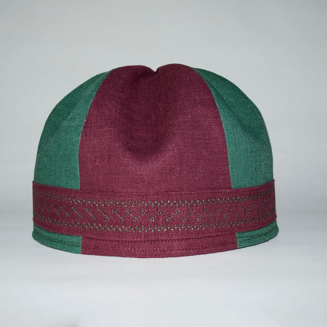 Medieval Hat Linen LARP Hat Viking Cap Ren Faire Headcovering Middle ...