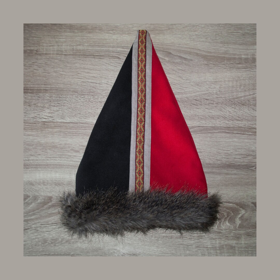 Renfaire Hat Early Medieval LARP Warm Hat Winter Medieval Hat - Etsy