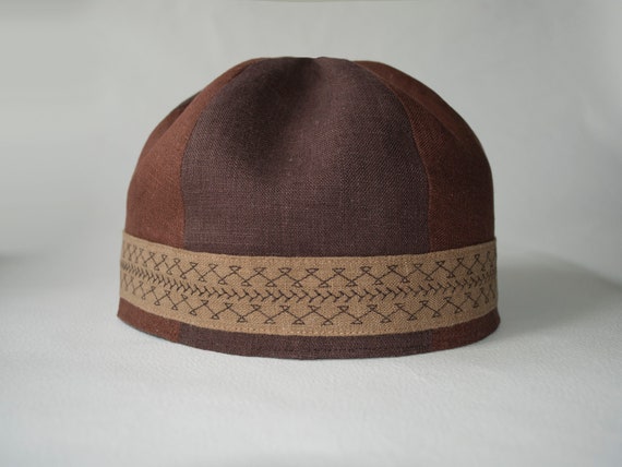 Medieval Linen Hat Middle Ages Viking Hat LARP Hat - Etsy