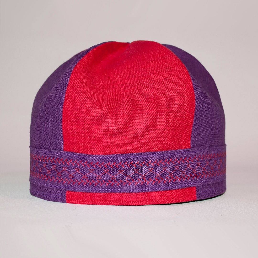 Medieval Hat Linen LARP Hat Renfaire Cap Middle Ages Headcovering ...