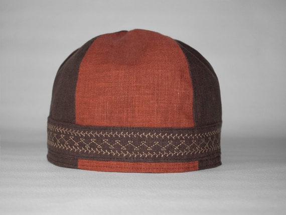 Medieval Hat LARP Linen Cap Viking Hat SCA Headcovering Ren - Etsy