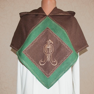 LARP Hood Linen Medieval Hood Early Medieval Viking Hood Made According ...