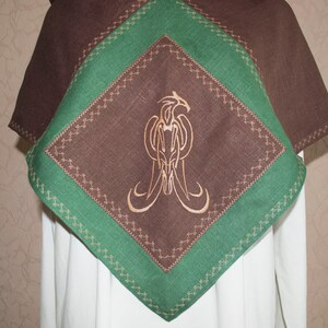 LARP Hood Linen Medieval Hood Early Medieval Viking Hood Made According ...