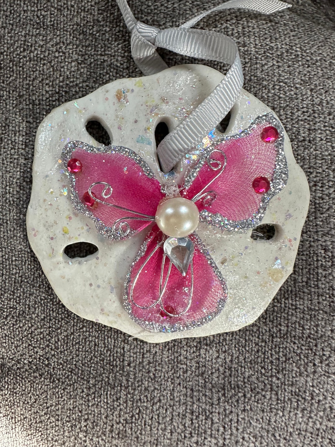 Sand Dollar Angel Ornament - Etsy