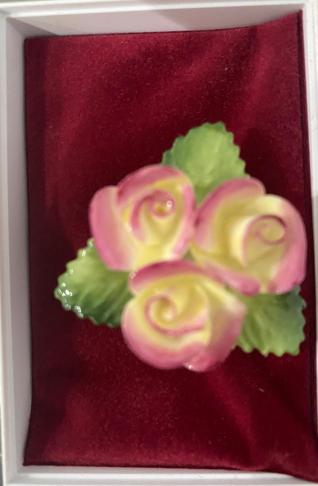 Vintage Cara China Handmade Hand Painted Fine Bone China Brooch Made in ...