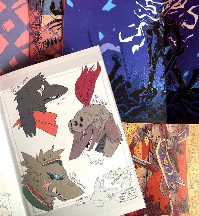 Dogland Art and Tales A6 Art Book - World Building, Fantasy, Medieval ...