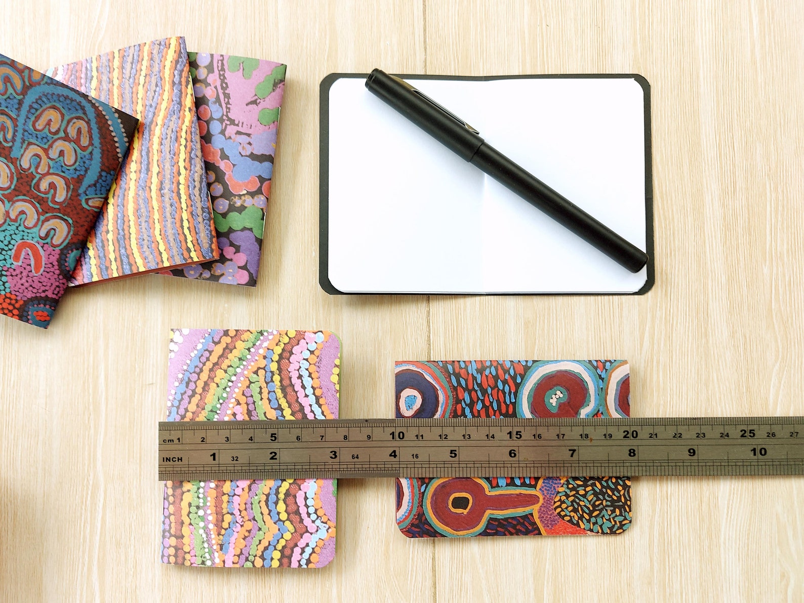 Australian Aboriginal Dot Folk Art Mini Notebooks 10, Small Stationery ...