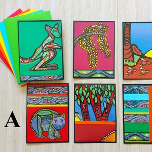 Aboriginal Art Blank Greeting Cards for All Occasions 6, Dreamtime ...