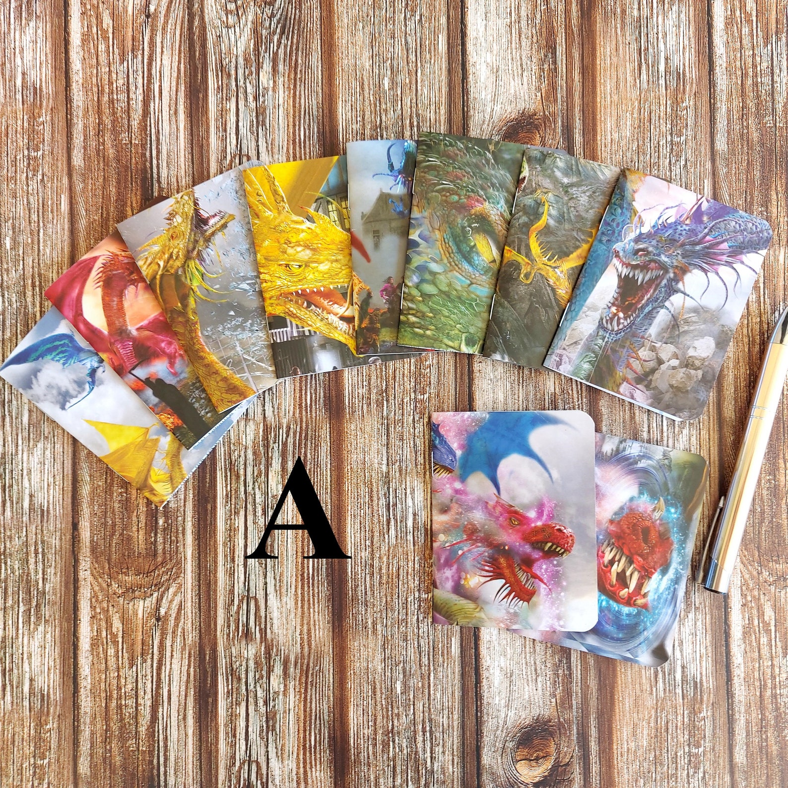 Fantasy Mini Notebooks (10), Small Notepad for Purse Wallet Handbag ...