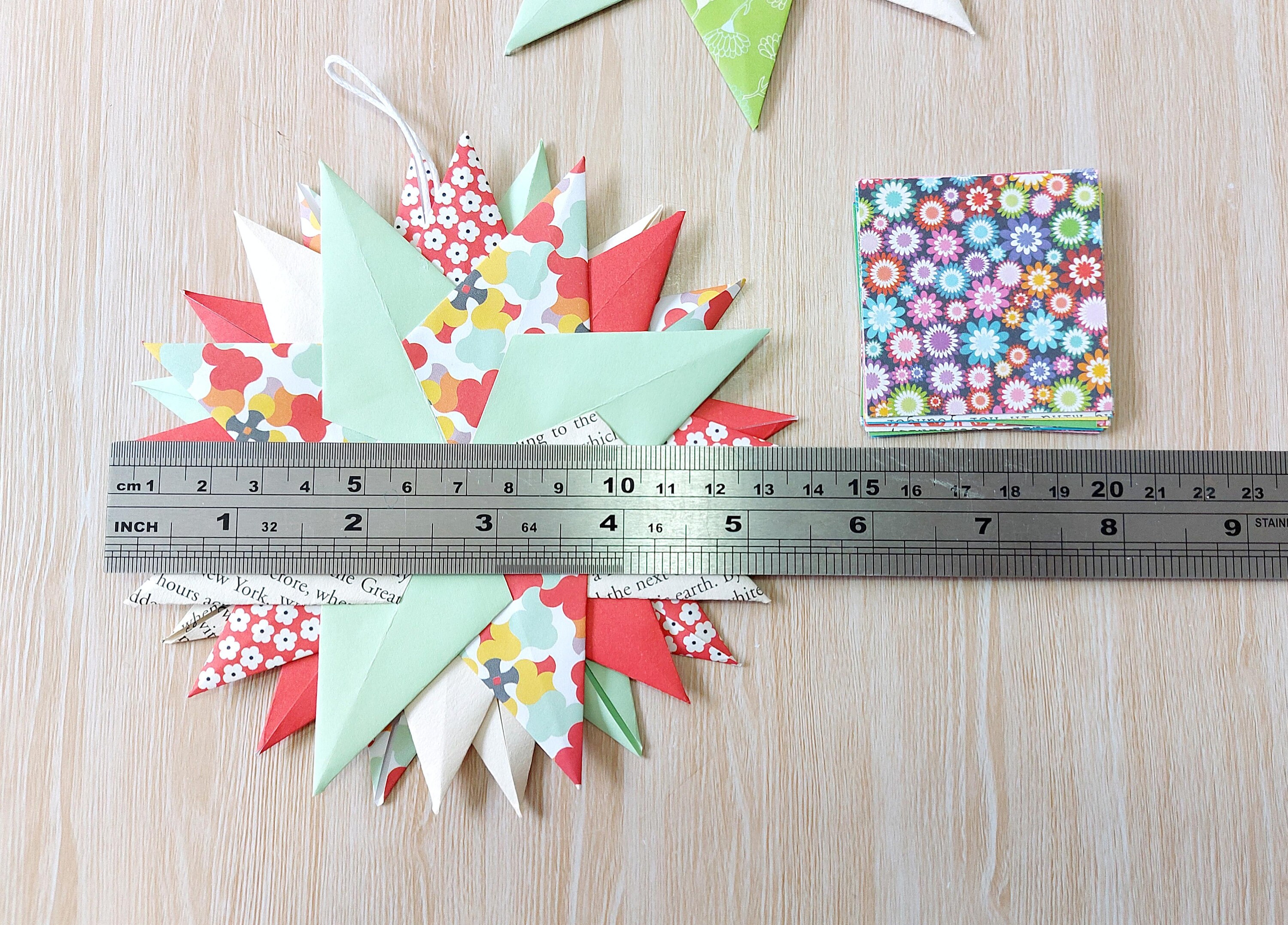 DIY Paper Stars, Flower Starburst Embellishment and Ornaments, Kids ...