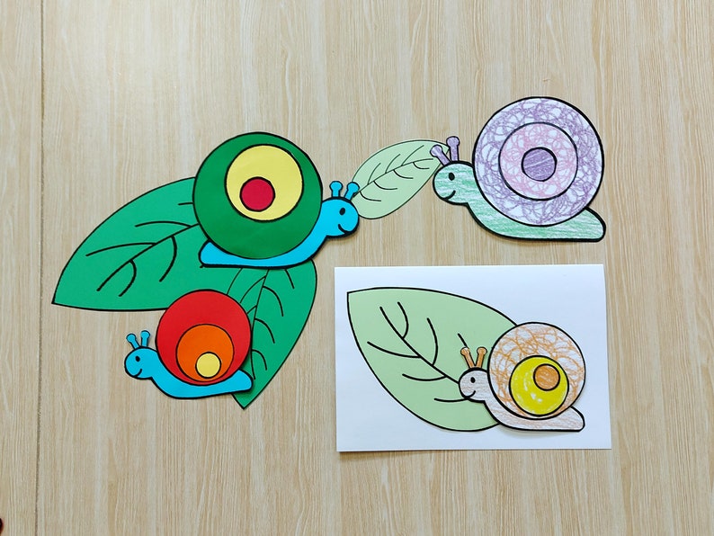 Garden Snail Papercraft Instant Download Printable Snail - Etsy México