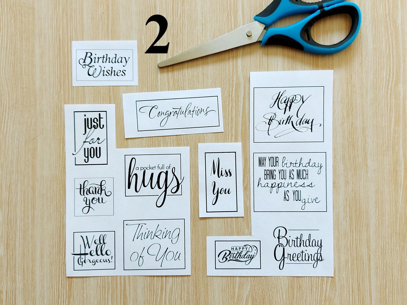DIY Card Making Kit With Neutral Minimalist Abstract Designs (6 ...