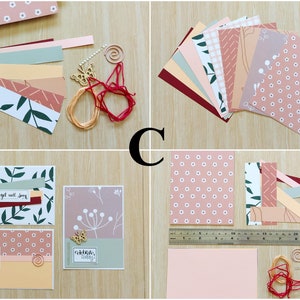 DIY Card Making Kit With Neutral Minimalist Abstract Designs (6 ...