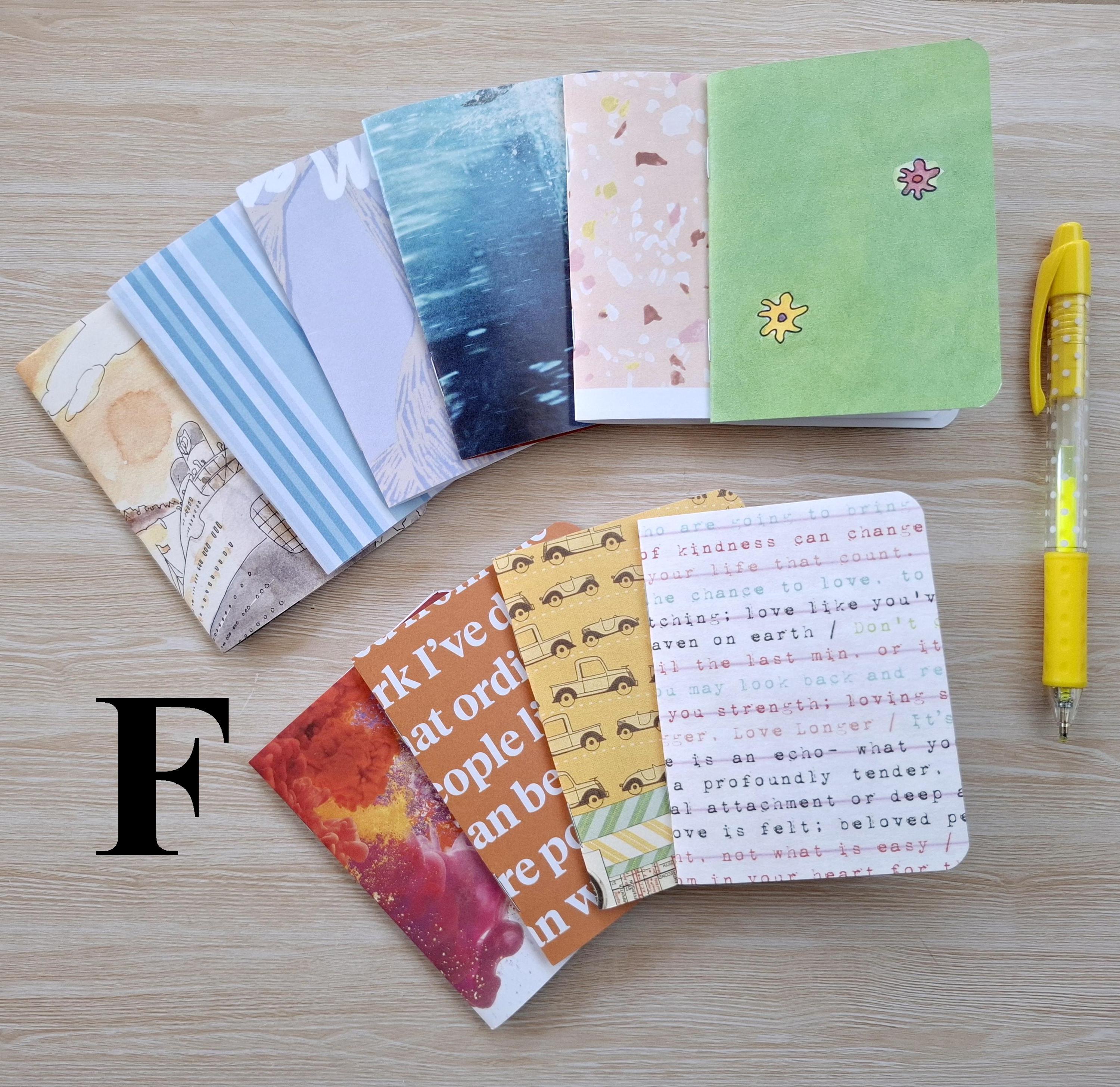 Rainbow Coloured Mini Notebook (10), Purse or Pocket Small Pad for Note ...