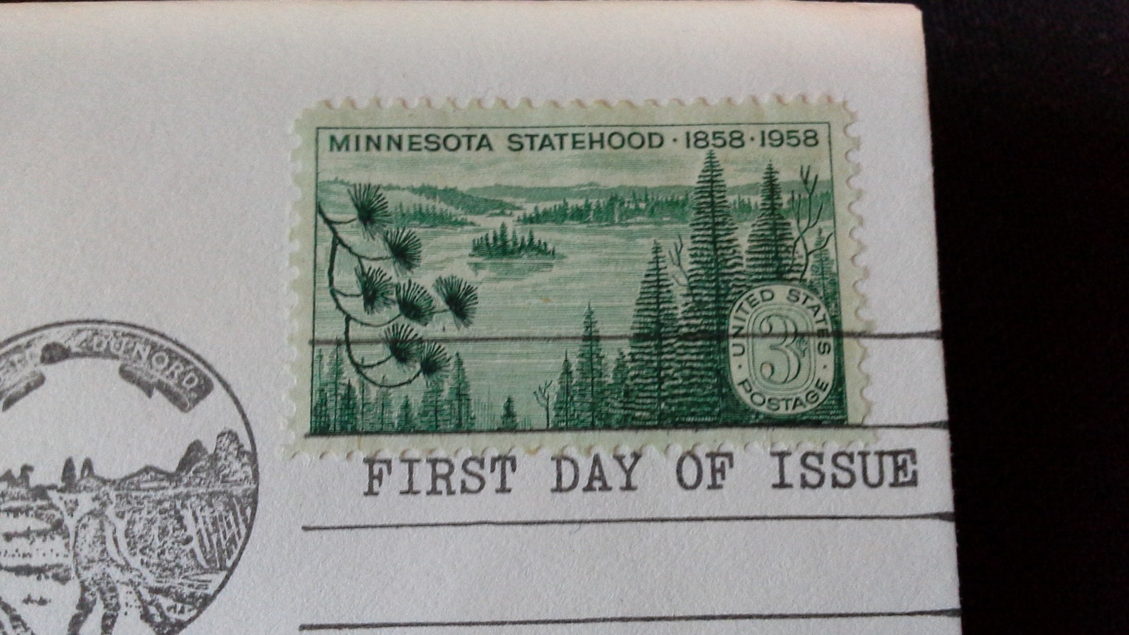 USA Mail Postage Stamps First day of issue Minnesota Statehood | Etsy