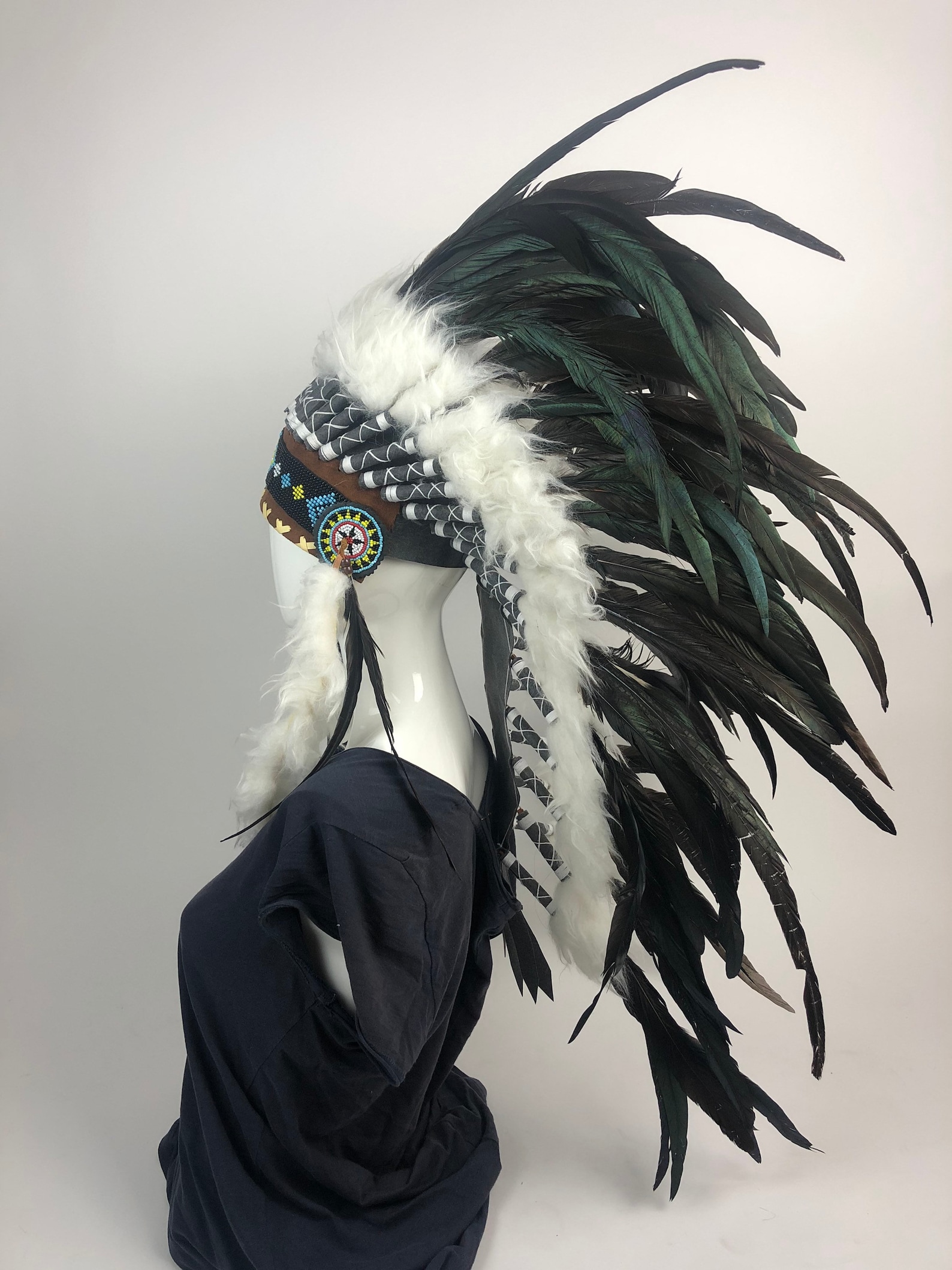 Feather Native Look Headpiece/ Made in Bali - Etsy
